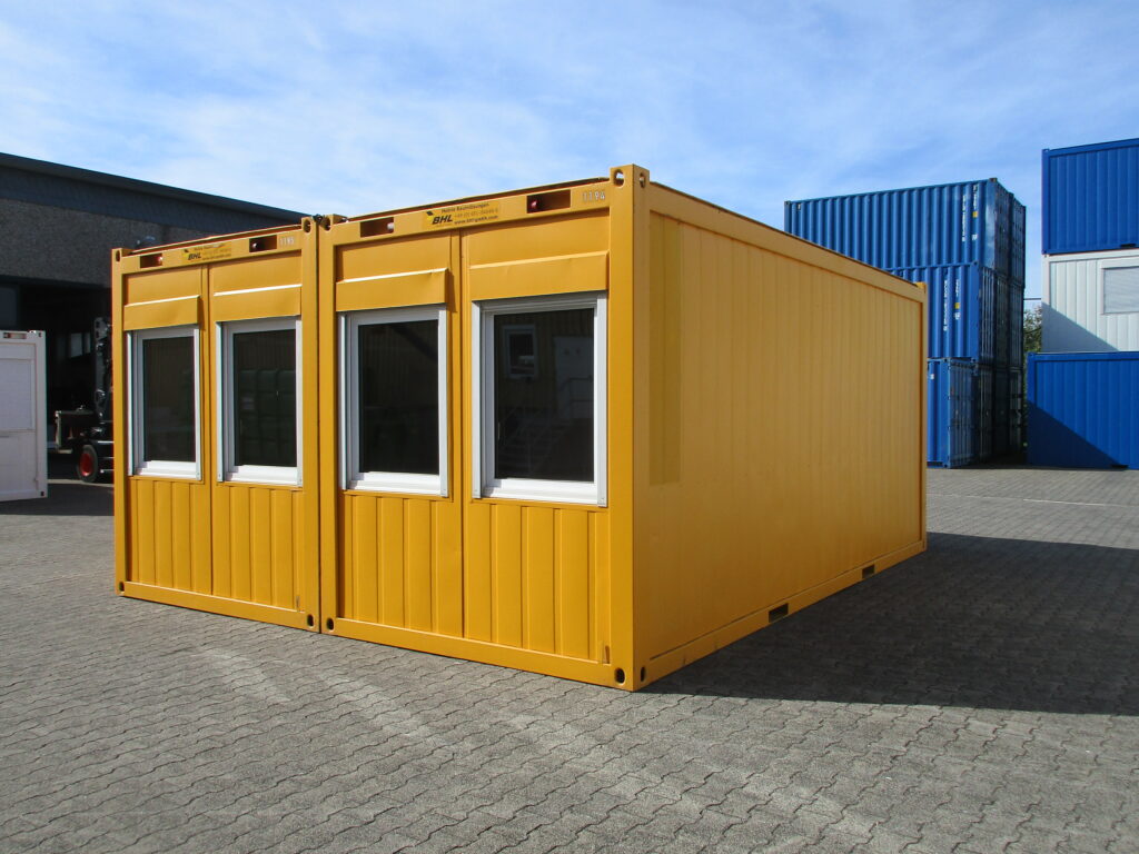 2x20' Doppelanlage, Bürocontainer, Wohncontainer - BHL